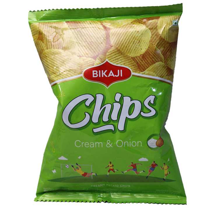 Bikaji Potato Chips Cream And Onion | Daraz.lk