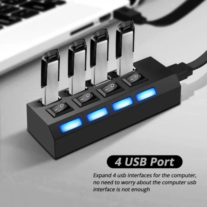 High Quality 4 Port/7 Port USB 2.0 Hub Splitter | Daraz.lk