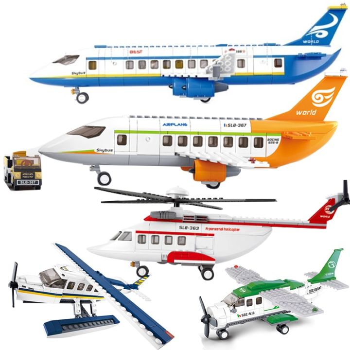 city plane Airplane sets friends terminal Airport station kits ...