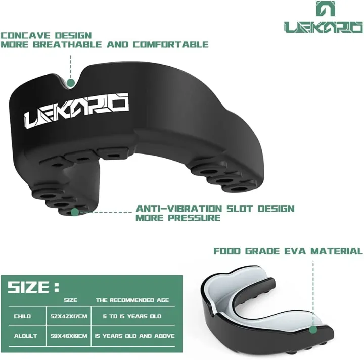 Lekaro Eva Adult Sports Mouth Guard Child Mouth Guard Boxing Braces ...