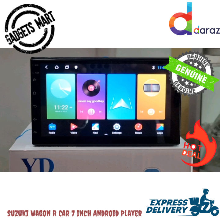 Suzuki Wagon R Car 7 Inch Android Player YD Brand IPS Full Touch 1+16GB ...