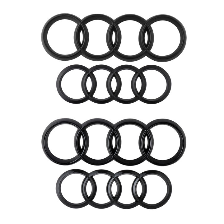 Car Front Grille Logo Replacement Sticker Rear Trunk Badge Decal For Audi A3 A4 A4L A5 A6 A6L A7 ...
