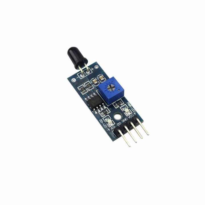 4 Pin IR Flame Detection Sensor Module Fire Detector Infrared Receiver ...