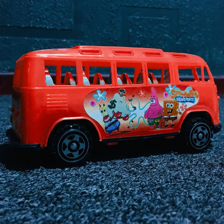 Bus Truck Toy For Kids & Children Birthday Gift Yellow Bus Push and Go ...