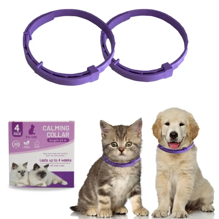 Pet Calming Collars Cats Pheromone Collar Waterproof Calming Collar Pet ...