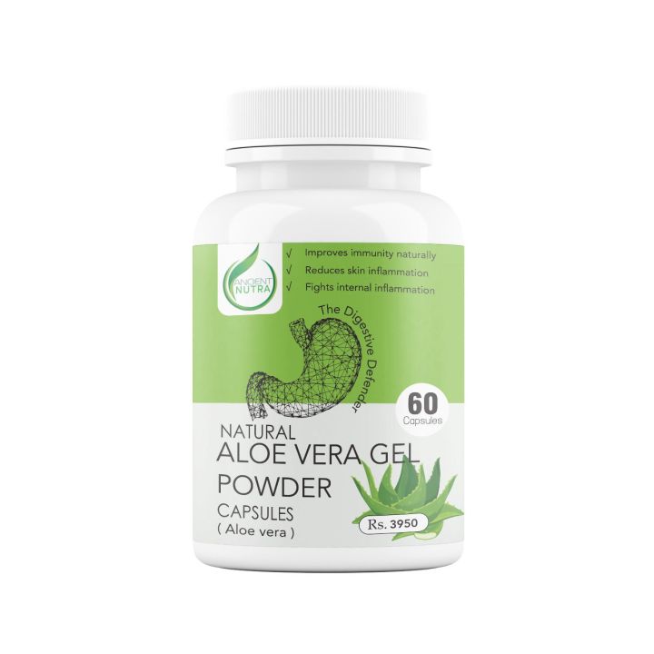 Ancient Nutra Aloe Vera Gel Powder Capsule - The Digestive Defender ...