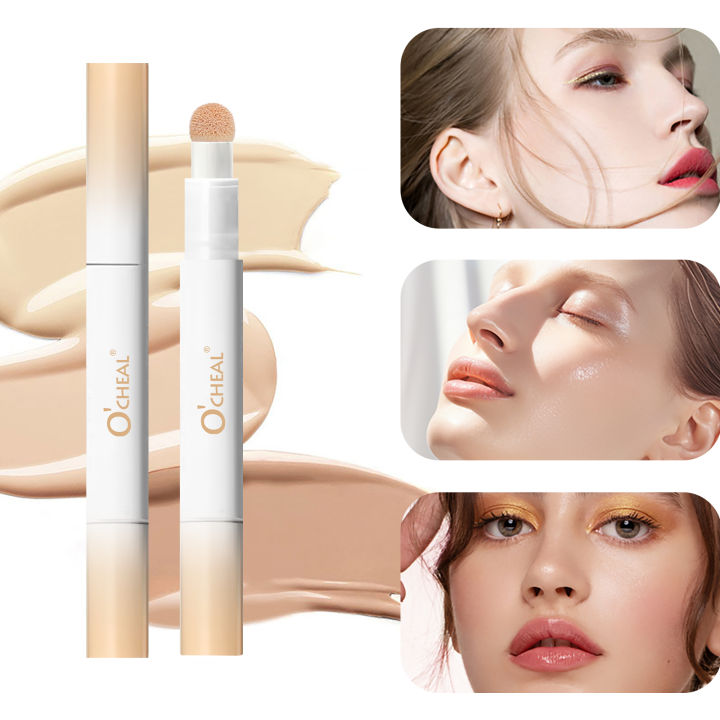 Ocheal 3 Color Face Foundation Concealer Pen Long Lasting Waterproof ...