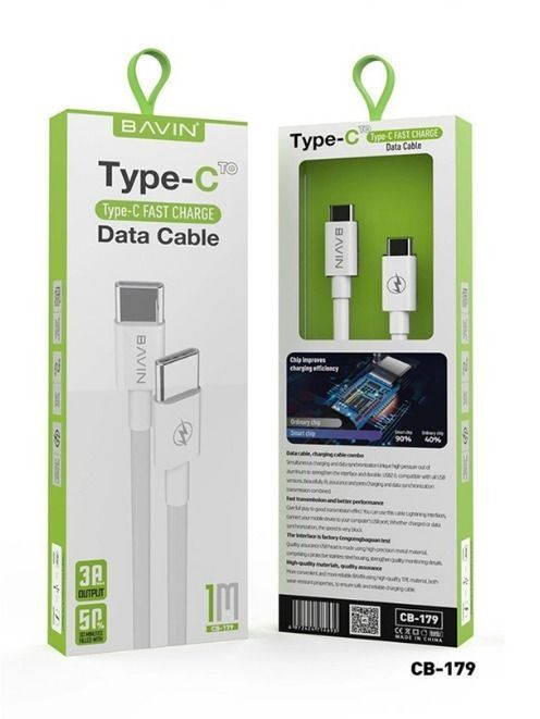 BAVIN CB179 Type-C To Type C USB Cable | Daraz.lk