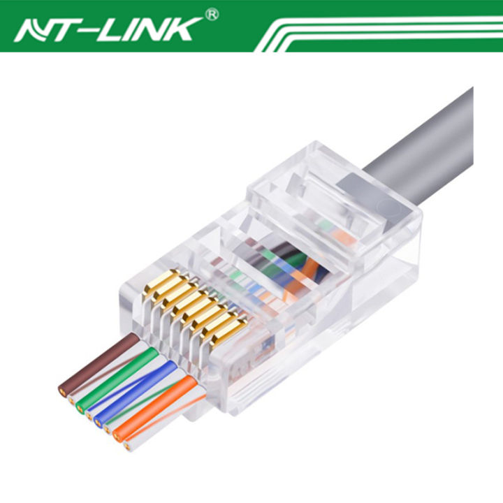 rj45 pass through connector for you | Daraz.lk