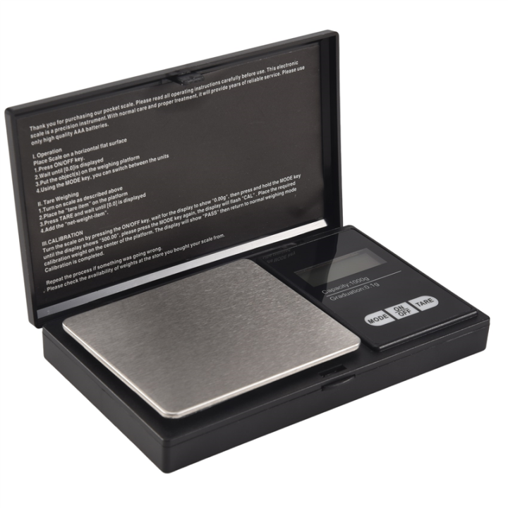 Digital Pocket Scale 1000g x 0.1g, Kitchen Scale, Jewelry Scales Mini ...