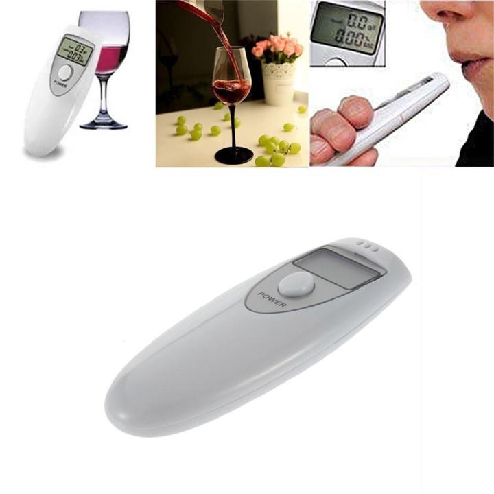 Handhold Pocket LCD Breath Tester Digital Breathalyzer BAC Measuring ...