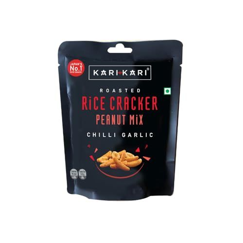 Kari Kari Chilli Garlic Rice Cracker & Peanut Mix | Crunchy Japanese ...