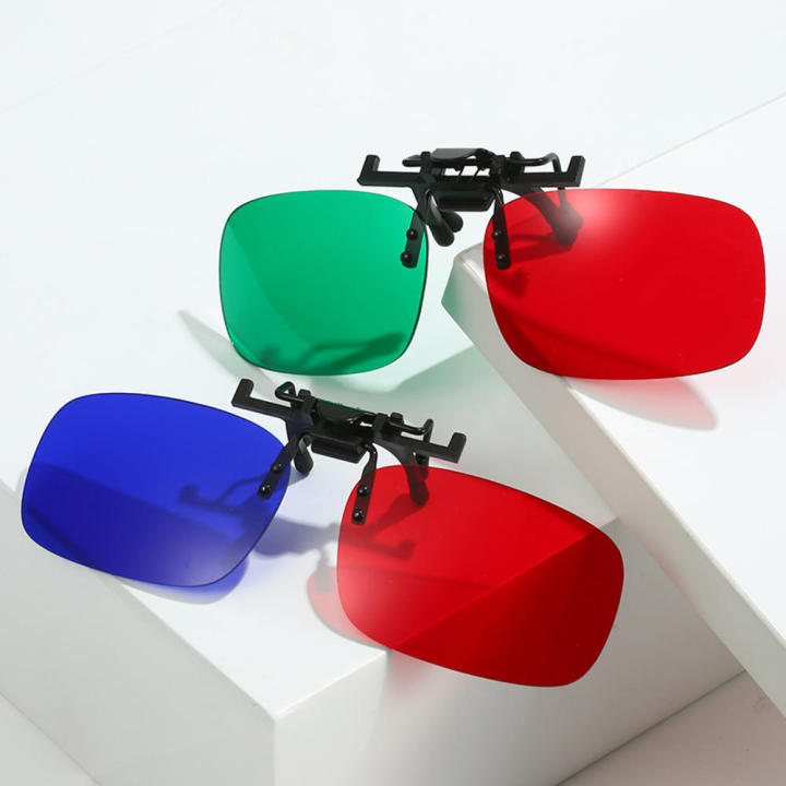 Blue Glasses Function Filter Green Eyewear Red Clip-On Filter Glasses ...