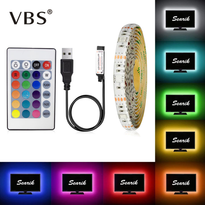 5v Usb Power Led Strip Rgb /white/warm White Tira Led Hdtv Tv Desk Pc ...
