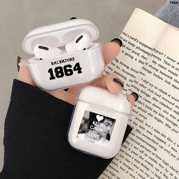YekeNew The Vampire Diaries Damon Earphone Case for Airpods Pro 3 Clear ...
