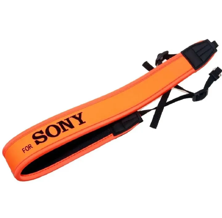 Sony Shoulder Neck Strap for Orange Neoprene Soni Camera | Daraz.lk