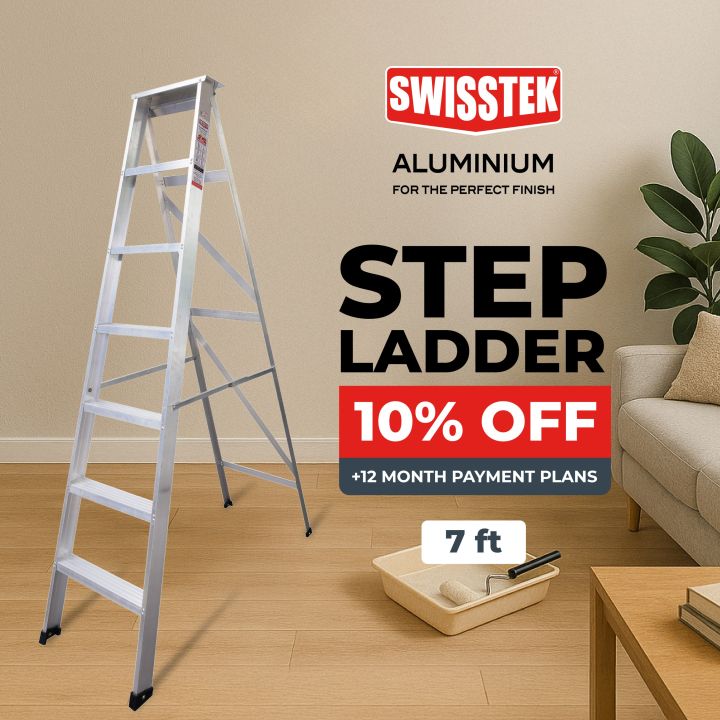 Swisstek Step Ladder 7ft | Daraz.lk