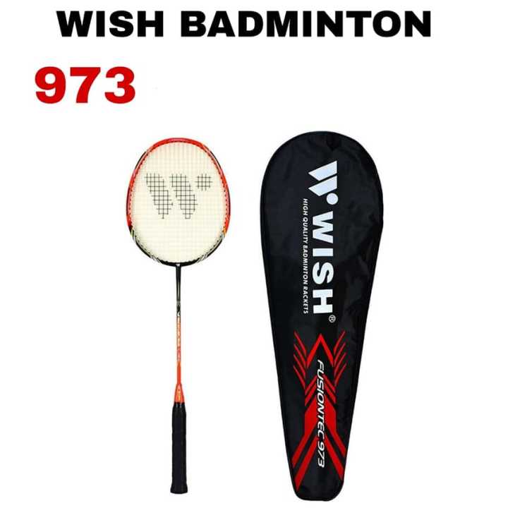 Wish Badminton Racket 973 (Single Piece) / Badminton Racket Wish 973 ...