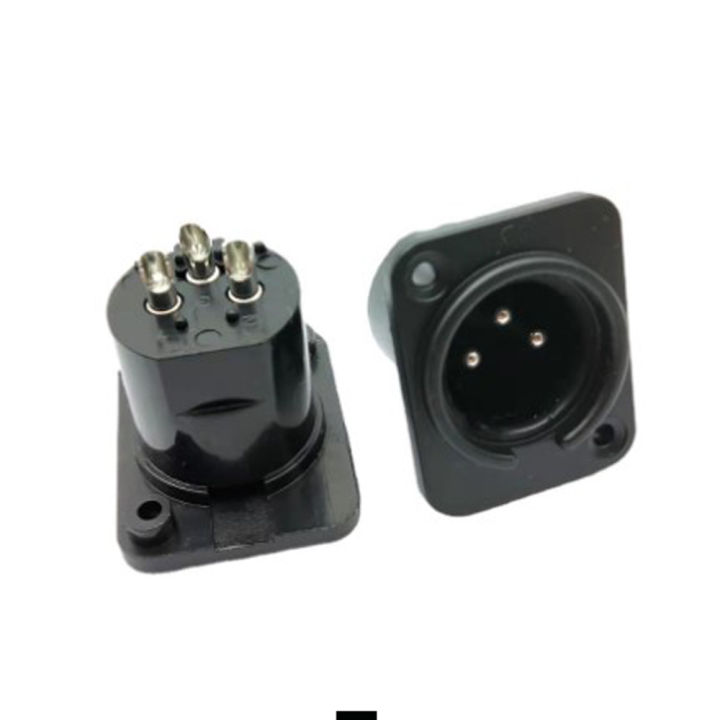 3 Pin XLR Male Socket 3 Pin XLR Audio socket Chassis XLR Connector ...