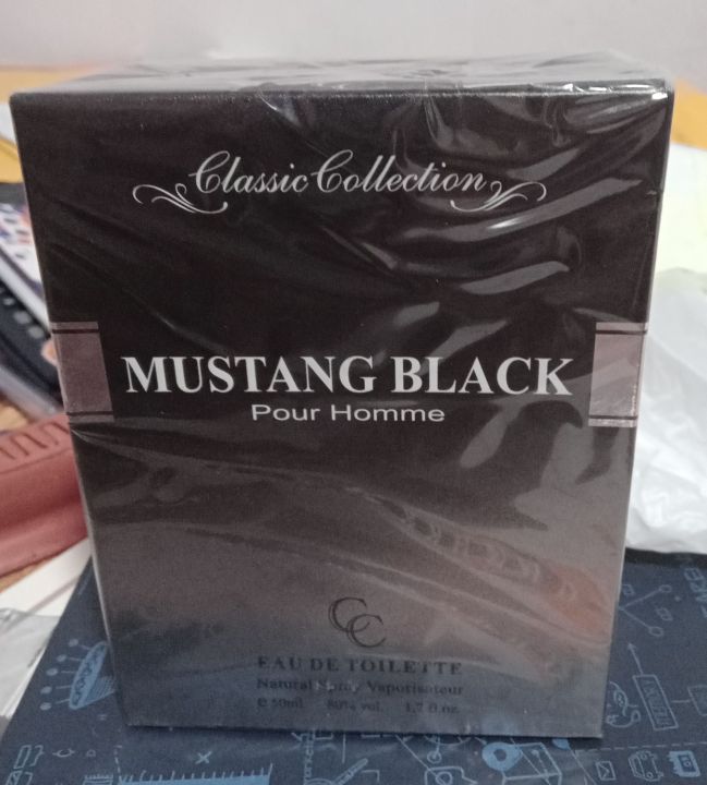 Mustang Black Perfume 50ml - Mustang Perfumed Spray for Men - Highly ...