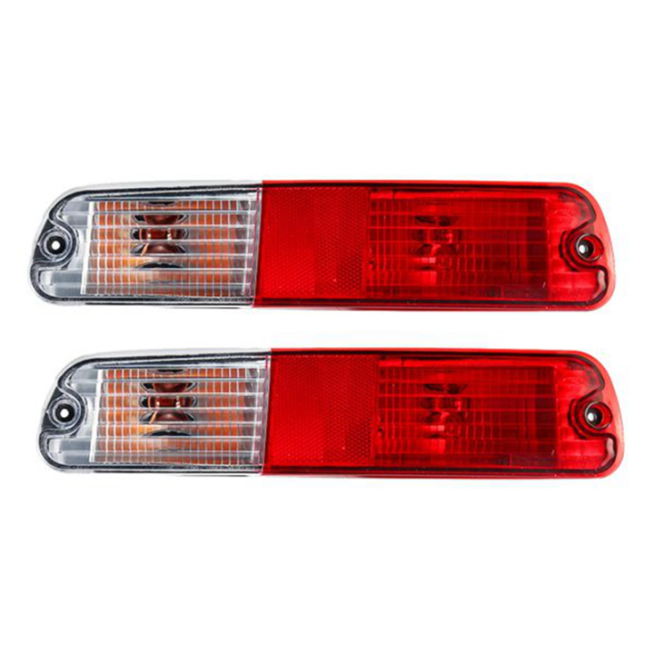 1Pair Car Rear Bumper Fog Light Reflector Taillights for Mitsubishi ...