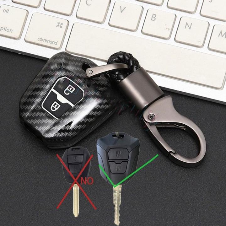 Abs carbon fiber keycase suitable for Isuzu MU-X D-Max 2.5 1.9 X series ...