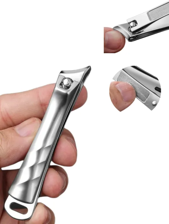 Nails Diagonal Nail Clippers Stainless Steel Professional Nail Tool ...