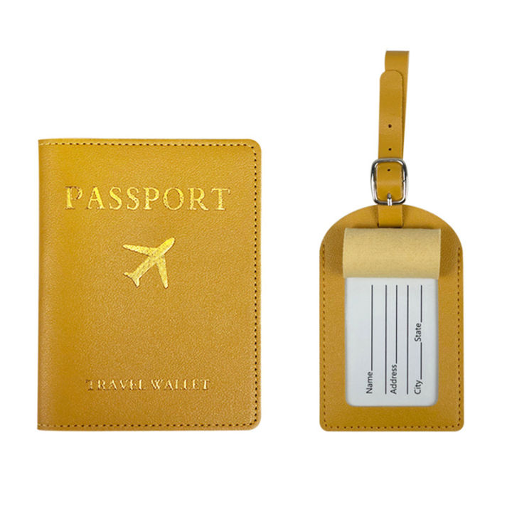 Personalised Simple Passport Holder And Luggage Tag Leather Travel Sets ...