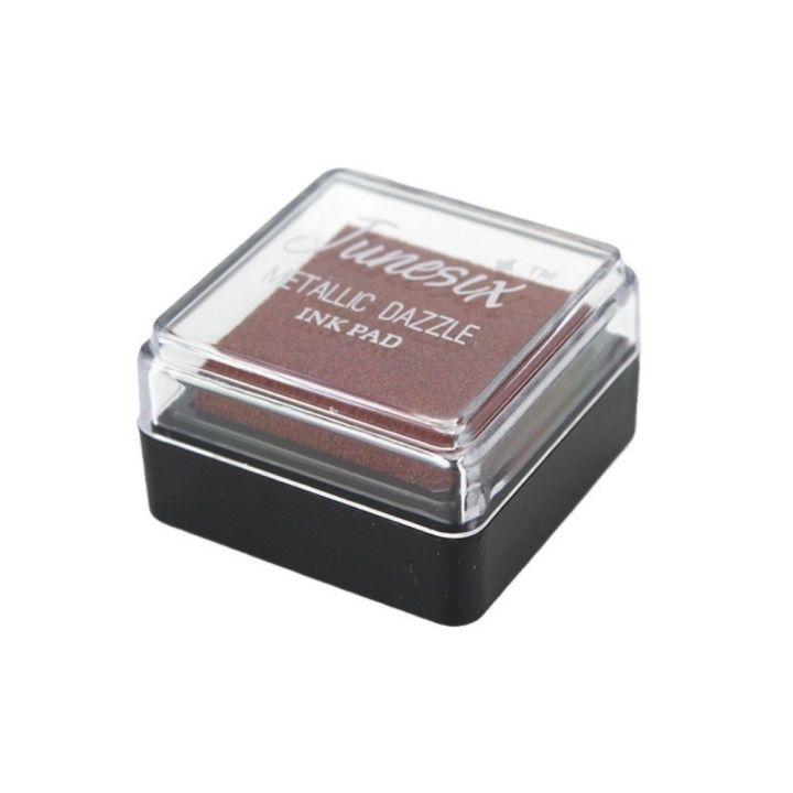 Seal Metallic Craft Ink Pad Easy Application Mini Ink Pad Stamp Pigment ...