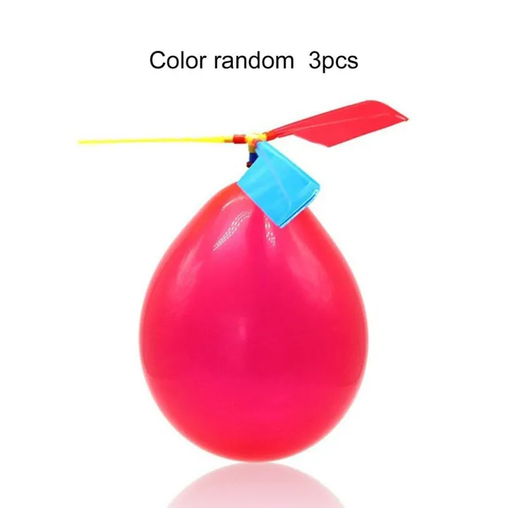 【Dream Sailing Store 】Pcs Funny Classic Helicopter Balloon Flying Toy ...