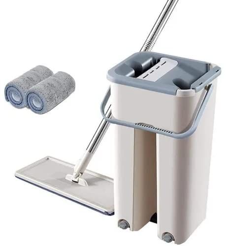 New Cleaner Pro Mop with Bucket Eco Series 360 Degree Spin Mop Head ...