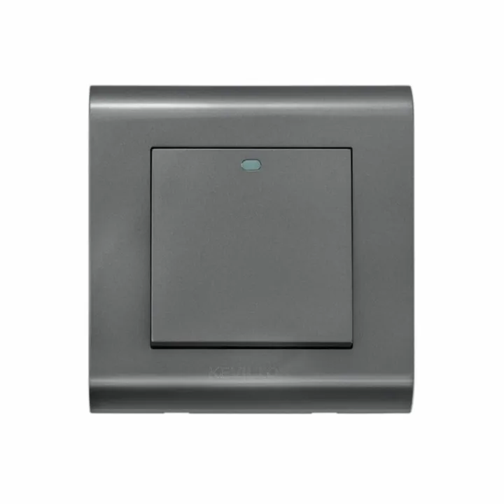 1 Gang 1 Way Kevilton Modular Jet Black | Daraz.lk