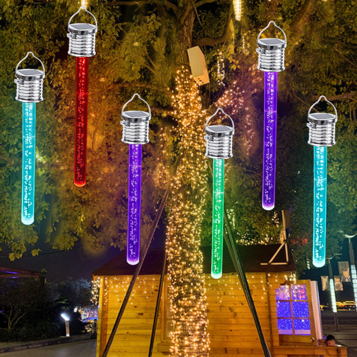 1/3Pcs Solar Light LED Solar Hang Pendant Lights Colorful Outdoor ...