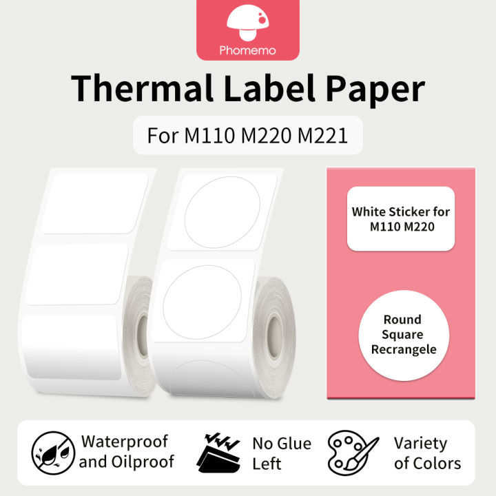 【Discount offer】Label Maker Paper Phomemo M110 Label for Small Business Multi-Purpose Thermal ...