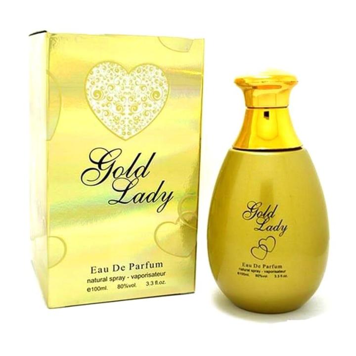 Gold Lady Perfume - 100 ml Women's Perfume Fragrance - Eau De Parfume ...