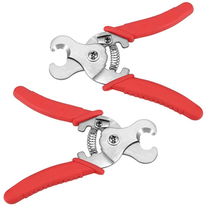 2 PCS 5 Inch Ear Tag Pliers Cattle Ear Tag Removing Tool Animal Tag ...