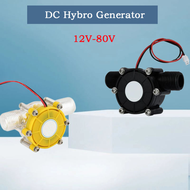 -hydro Generator DC12V Water Flow Pump Turbine Hydroelectric Power ...