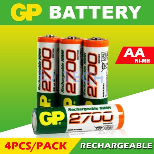 GP Battery 1.2V Ni-MH Rechargeable AA Batteries (Pack of 4PCS) | Daraz.lk