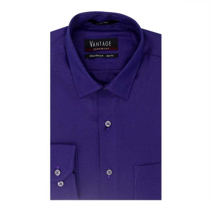 Vantage Ceremony Shirt - Purple | Daraz.lk