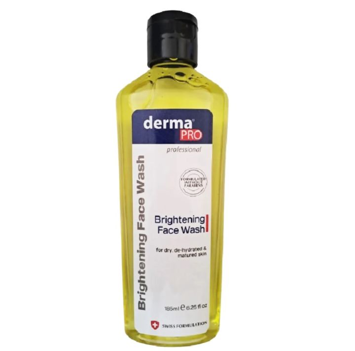 DERMA PRO FACE WASH BRIGHTENING 185ML | Daraz.lk
