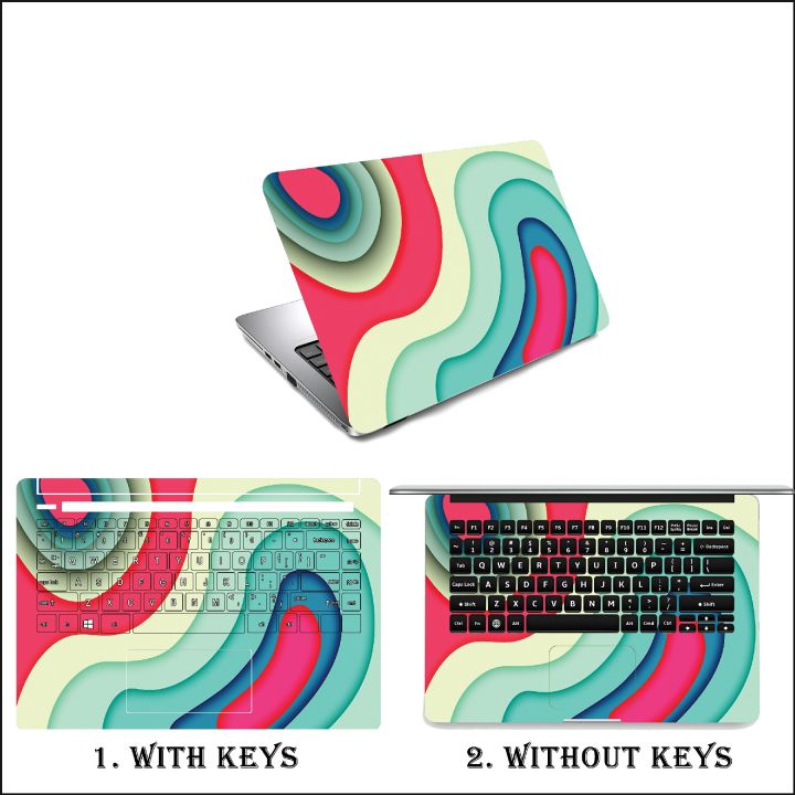 Marble Design Re Smart Personalized Full Body Laptop Skin Pack with ...