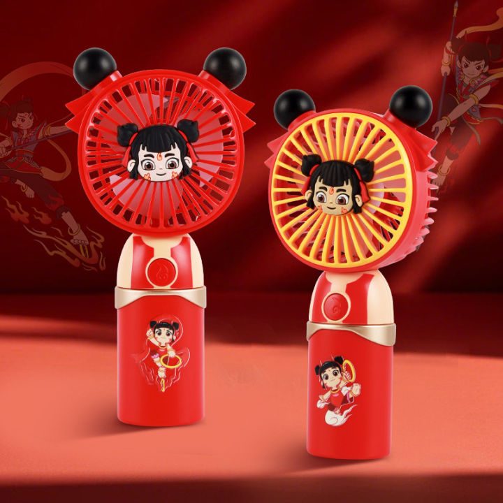 Creative Cool Handsome Little Nezha Cartoon Shape Handheld Rechargeable ...
