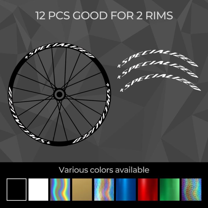 Mountain bike rim stickers store