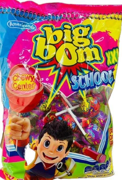 Big Bom Xxl School Lollipop (48 Pcs Pack) | Daraz.lk