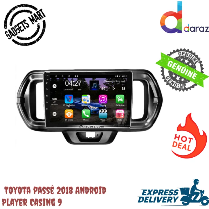 Toyota passé 2018 Android Player Casing 9" Panel Frame | Daraz.lk
