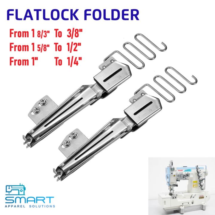 Flatlock Sewing Machine Folder Double side (Sizes Available) / Flat ...