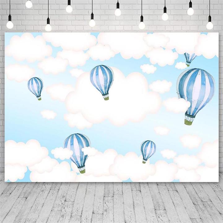 Avezano Boy Or Girl Backdrops Birthday Shower Cloud Air Decor ...