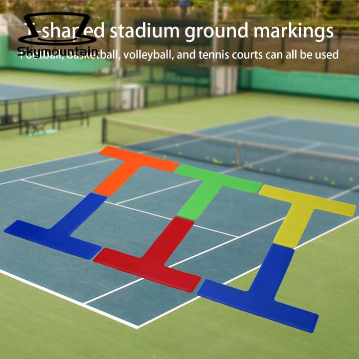 Skymountain Sports Ground Sign Bright Color Tennis Ground Court Line ...