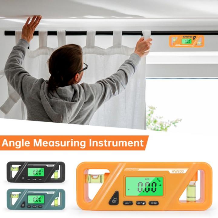 Digital Protractor Inclinometer Level Box Waterproof Angle Finder ...