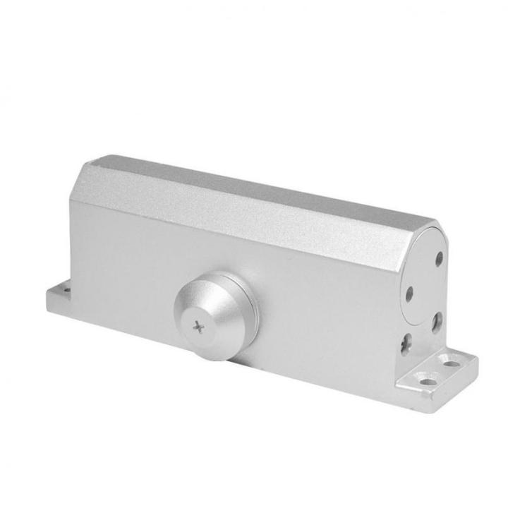 Adjustable double stage hydraulic door closer for unidirectional ...